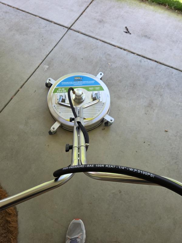 SurfaceMaxx Walk-Behind 21-in up to 4500-PSI Rotating surface cleaner ...