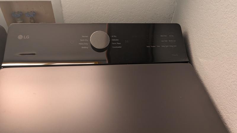 LG 7.3-cu ft Vented Smart Gas Dryer (Matte Black) ENERGY STAR DLG8401BE ...