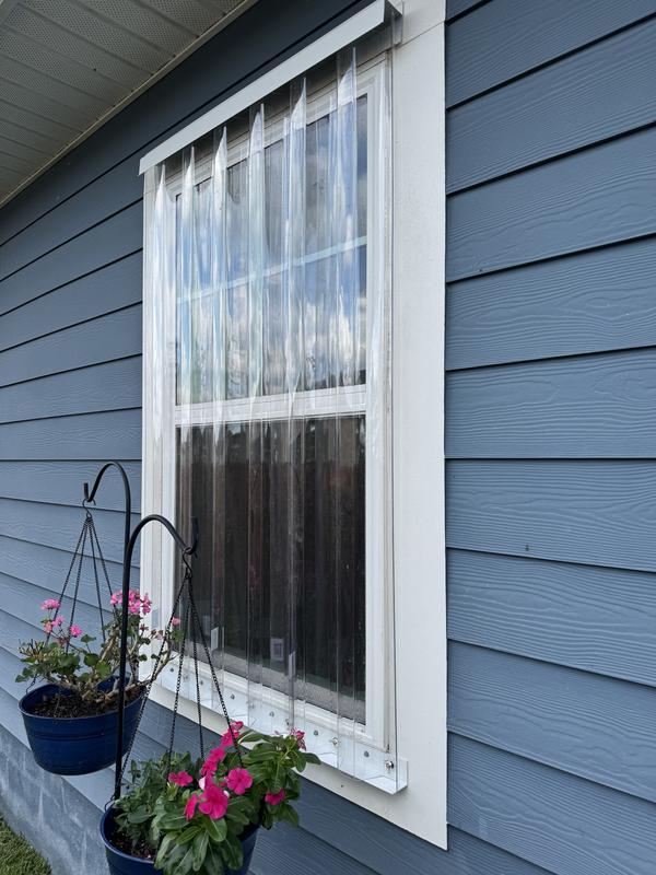 Bertha 15-in x 70-in Clear Polycarbonate Hurricane Panels in the ...