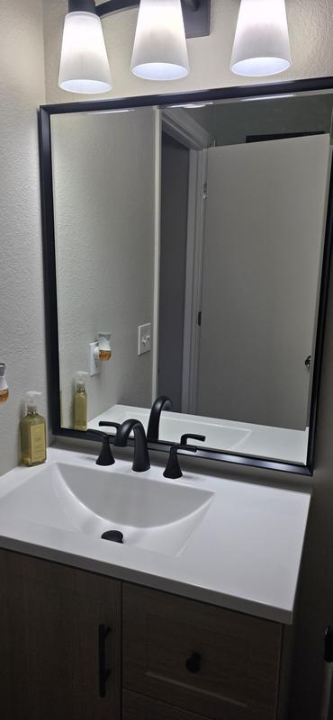 QueenFun Mirror 16-in x 24-in Beveled Rectangle Bathroom Vanity Mirror ...