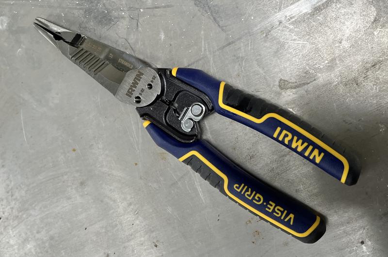 IRWIN VISE-GRIP Wire Stripper/Cutter/Crimper, 10-20 Awg Solid, 12-22 ...