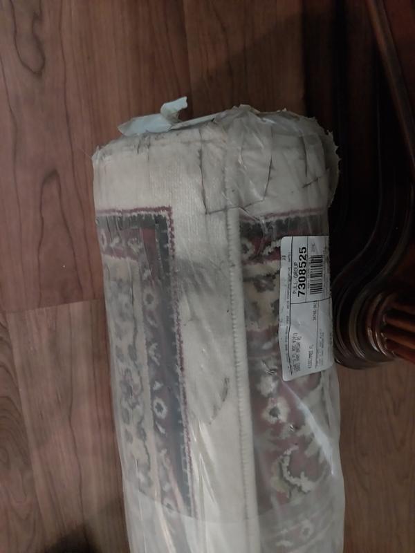 allen + roth Koralin 8 x 11 (ft) Loomed Polypropylene Ivory Rectangular ...