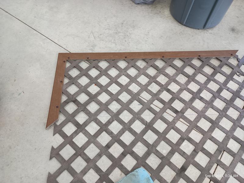 Deckorators 4-ft x 8-ft Gray Plastic Traditional Lattice in the Lattice ...