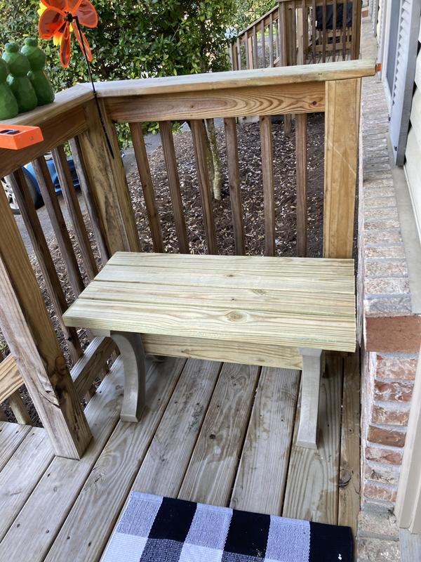 2x4basics Sand Polyresin Bench brackets in the DIY Project Brackets ...