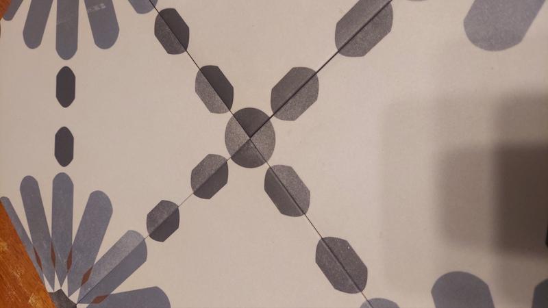 Artmore Tile Agave Bloom Blue 9-in x 9-in Matte Porcelain Encaustic ...