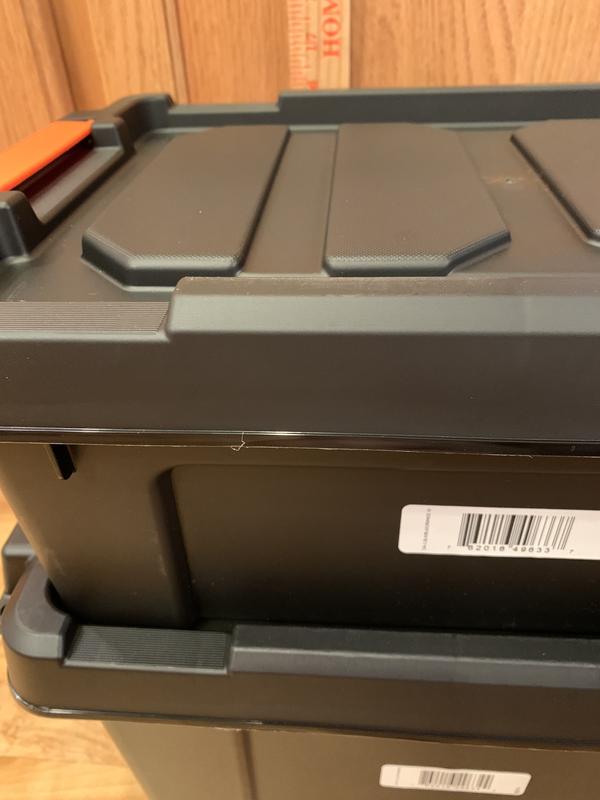 IRIS 6-Pack Heavy Duty Plastic Storage Box Small 3-Gallon s (12-Quart ...