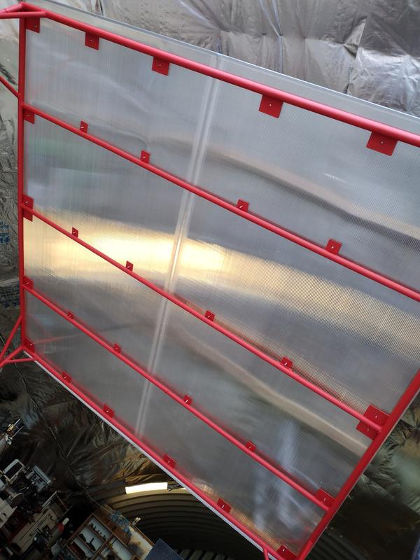 AmeriLux International MultiLite 4-ft x 8-ft Ribbed Clear Polycarbonate ...