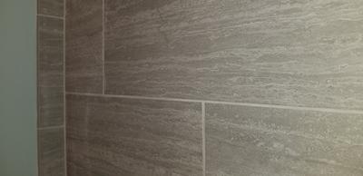 Style Selections Ridgemont Silver 12-in x 24-in Glazed Porcelain Stone ...