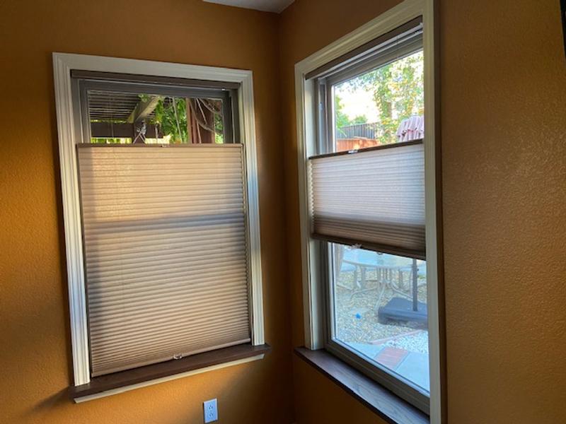 allen + roth 66.5-in x 72-in Linen Light Filtering Cordless Top-Down ...