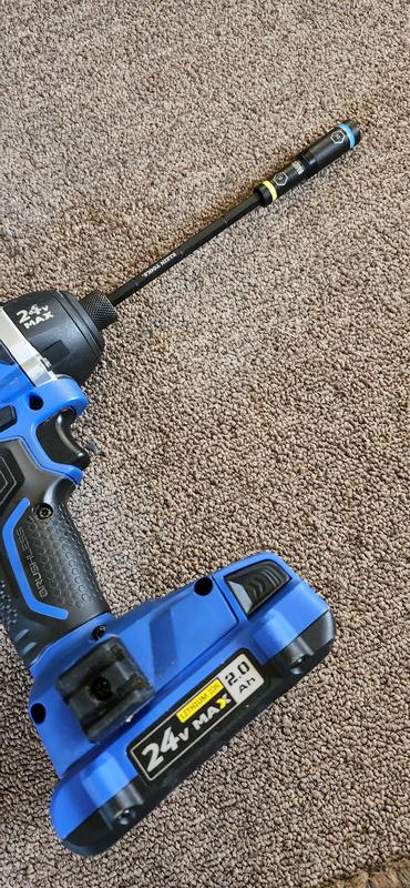 Klein Tools KNECT Flip-24 Deep-Well, Heavy-Duty Impact Socket Set, SAE ...