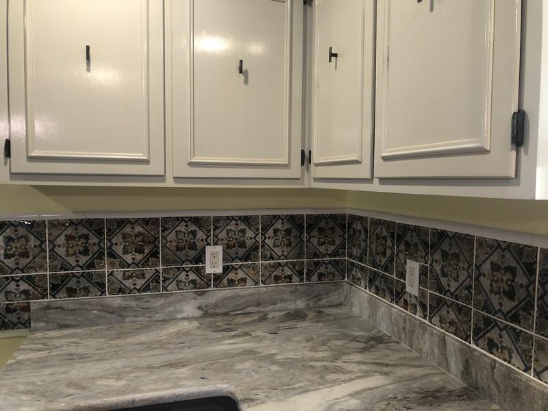 Artmore Tile Haven Design 8-in x 8-in Polished Ceramic Stone Look Wall ...