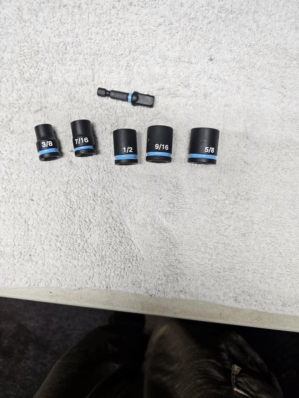 Spyder 6 -Piece Standard (SAE) 3/8-in Drive Set 6-point/12-point/Spline ...