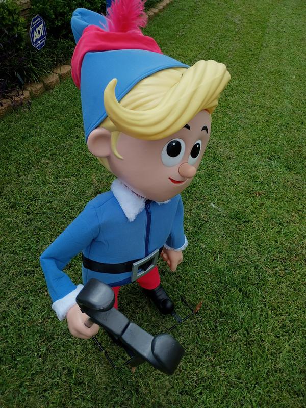 Rudolph the Red-Nosed Reindeer 3-ft Hermey the Elf Animatronic Decoration in the Christmas Decor ...