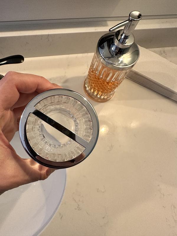 allen + roth Clear 12-oz Capacity Freestanding Soap and Lotion ...