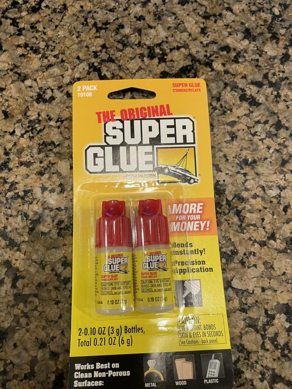 The Original Super Glue Original Formula 3-Pack 3-gram Liquid Super ...