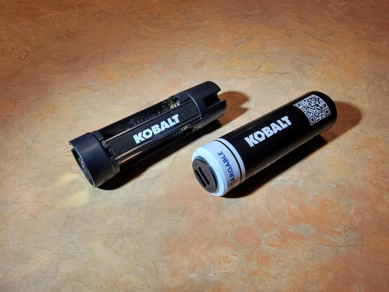 Kobalt 3000-Lumen 4 Modes LED Flashlight with Rechargeable with ...