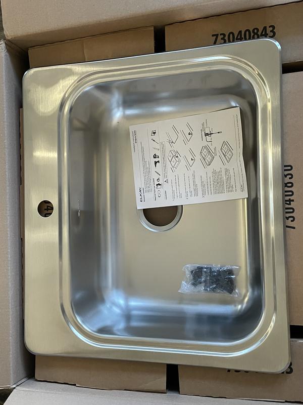 Shop Elkay Freeport Drop-in 25-in x 22-in Single Bowl Kitchen Sink ...