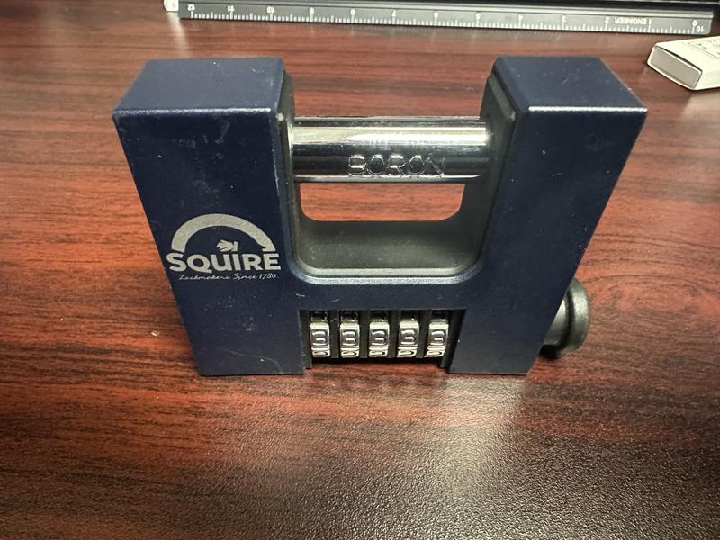 Squire Locks Stronghold Combination Padlock, 3-3/16-in Wide x 3/4-in ...