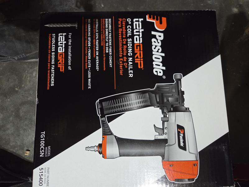 Paslode tetraGRIP 1-1/8-in Pneumatic Siding Nailer 515400 at Lowes.com