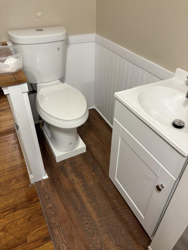 ECHON 5/16-in x 7-5/16-in x 8-ft Reversible Unfinished White PVC ...