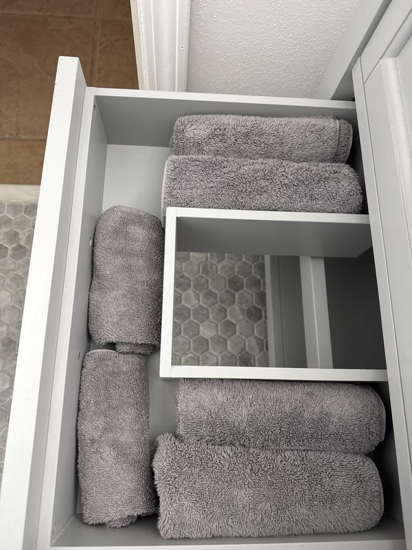 Style Selections Cromlee 24-in Light Gray Single Sink Bathroom Vanity ...