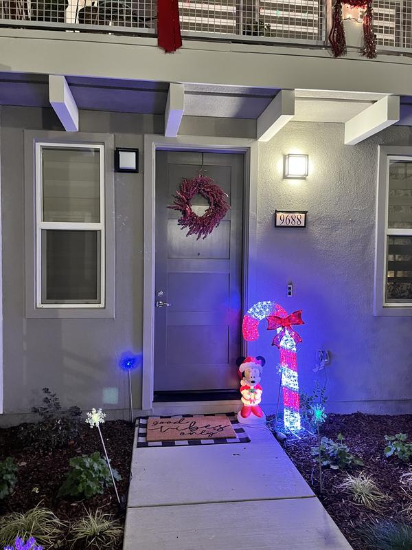 Holiday Living 60-in Freestanding Candy cane Free standing decoration ...