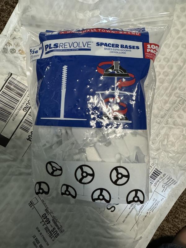 BARWALT 1/16-in Plastic Straight Tile Spacer and Leveling System 100 ...
