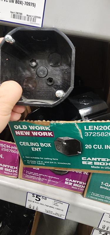 CANTEX Polycarbonate New work ENT Electrical Box in the Electrical ...