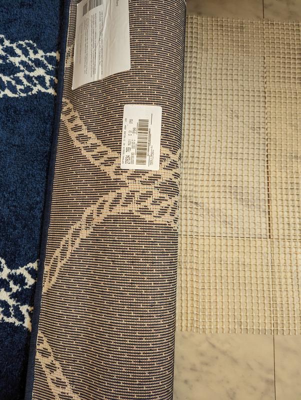 allen + roth Nautical Navy Blue 2 X 7 (ft) Navy Indoor Trellis Coastal ...