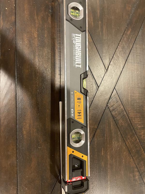 TOUGHBUILT Aluminum 15-in 2 Vial Box Beam Level TB-H2-L-9X at Lowes.com