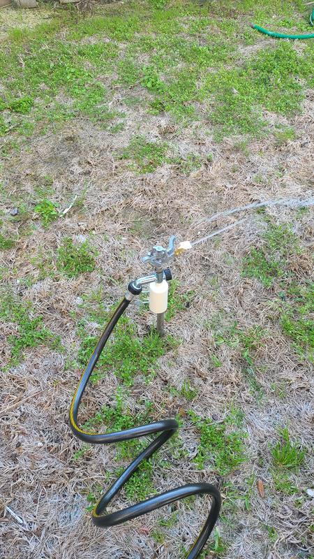 Yardsmith 6400-sq ft Impulse T-post Lawn Sprinkler 8838 at Lowes.com