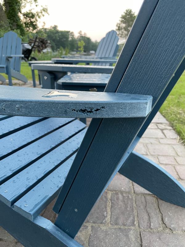 highwood Westport Set of 6 Harbor Gray Poly-lumber Frame Stationary ...