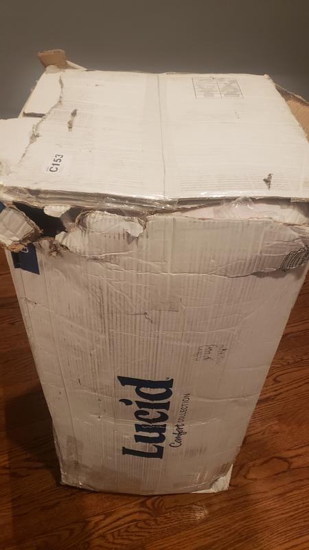 LUCID Comfort Collection 12-in Queen Memory Foam Mattress in a Box ...