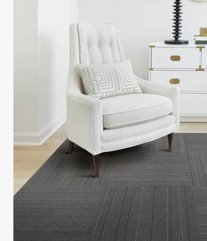 Shaw Sway 24-in x 24-in Tattered Brown Commercial Adhesive Indoor ...