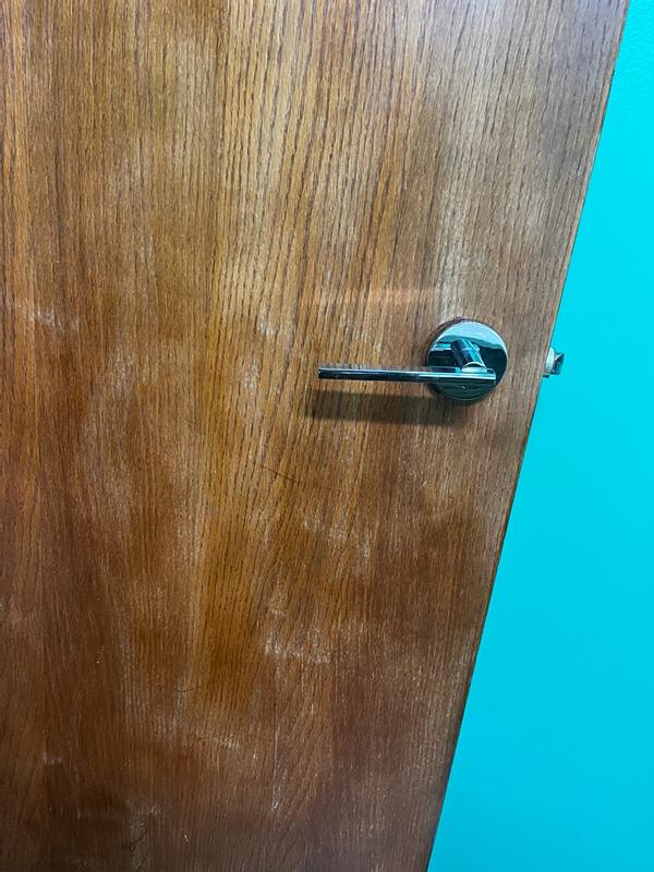 OKUN Valli Brushed Nickel Interior or Hall/Closet Passage Door Handle ...