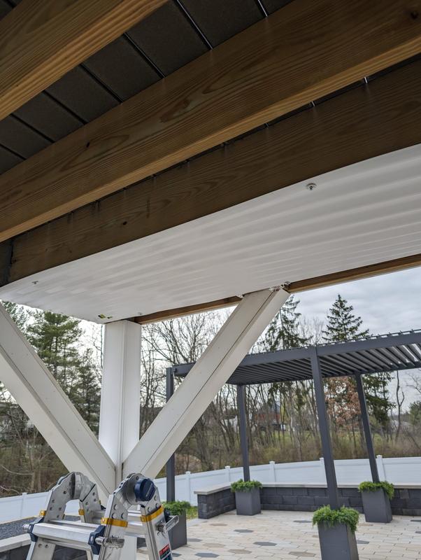 AmeriLux International PVCLite 2.16-ft x 12-ft Corrugated White PVC ...
