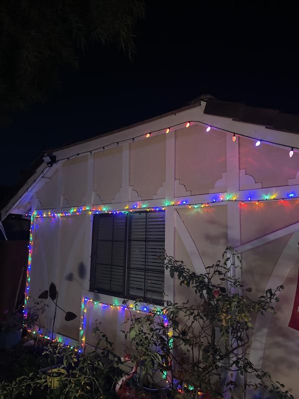 Gemmy Lightshow 24-Count 23-ft Sparkling Multicolor LED Plug-In ...