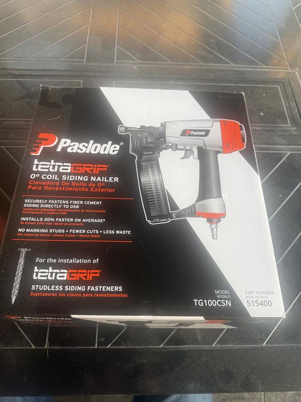 Paslode tetraGRIP 1-1/8-in Pneumatic Siding Nailer 515400 at Lowes.com