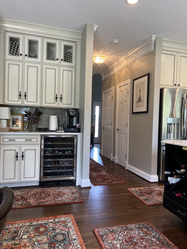 allen + roth with STAINMASTER Jezebel Performance 8 x 10 Garnet Indoor ...