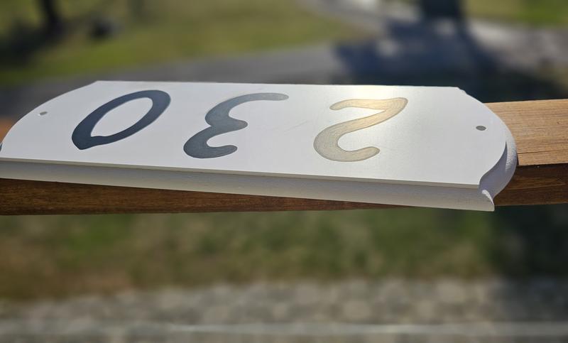 RELIABILT 6-in H x 17-in W White Plastic Address Plaque 847503 at Lowes.com