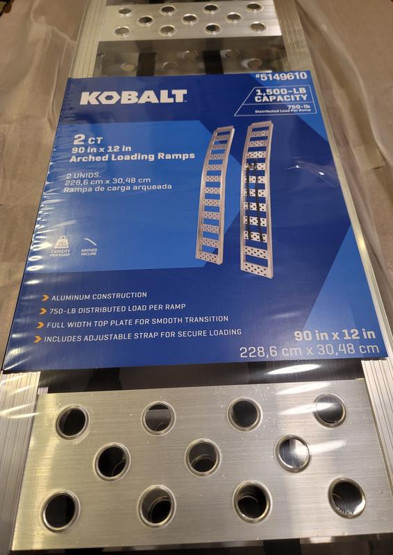 Kobalt 1.01-ft x 7.5-ft 1500-lb Capacity Arched Loading Ramp AC1001TR ...