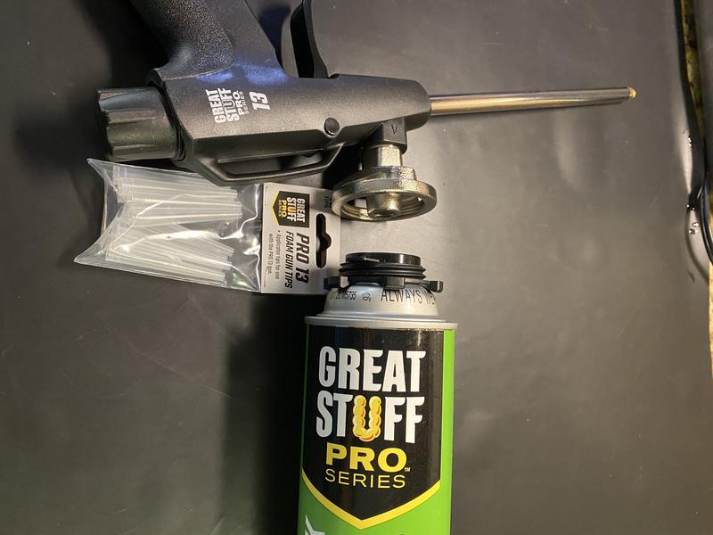 GREAT STUFF PRO 15-Inches Adjustable Flow Control Reusable Spray foam ...