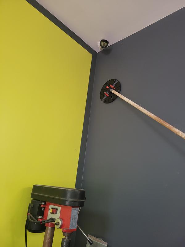 WAL-BOARD TOOLS Folding Radial Pole sander head 9-in x 9-in in the Hand ...