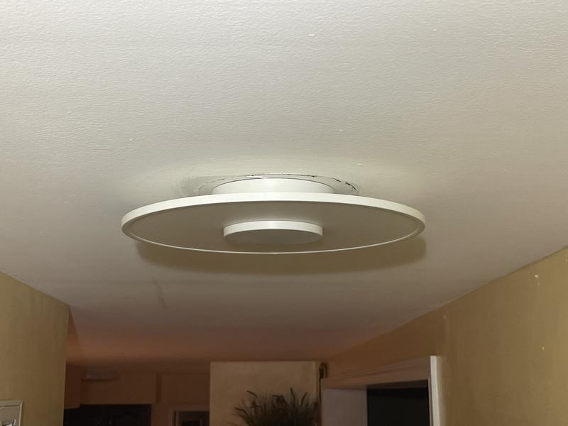 Origin 21 Ledger 1 -Light 12.875-in Matte Black Integrated LED Flush ...