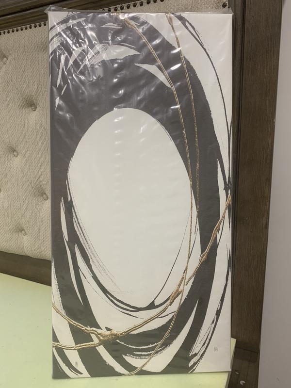 Designart Wood Floater frame 32-Inches H x 42-Inches W Modern Canvas ...