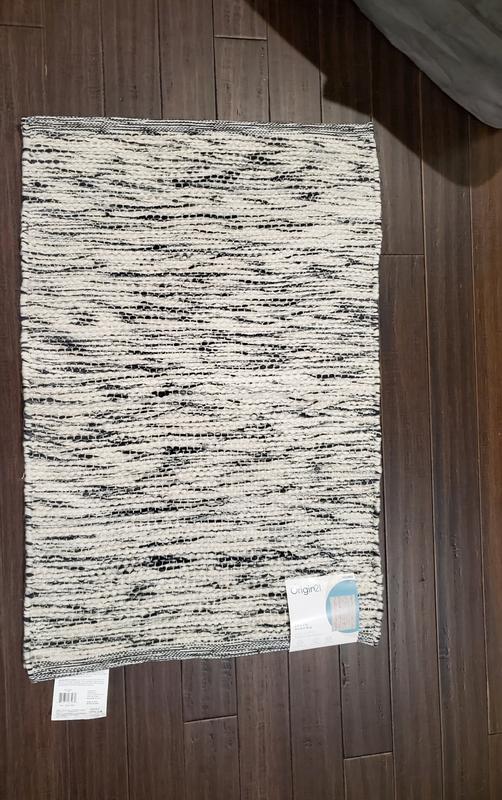 Origin 21 2 x 3 (ft) Loomed Polyester Ivory Charcoal Rectangular Indoor ...