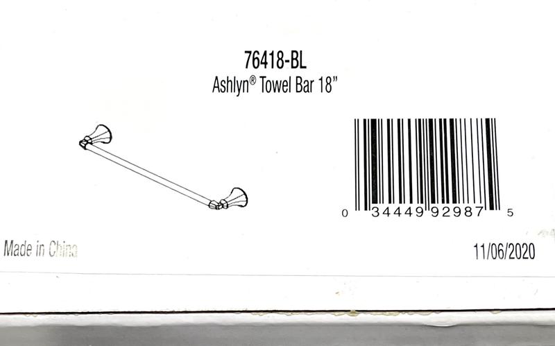 Delta Ashlyn 18-in Champagne Bronze Wall mount Single Towel Bar in the ...