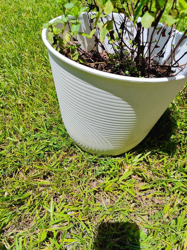 Ready Refill Round 11.0-in W x 11.0-in L White Recycled plastic Indoor ...