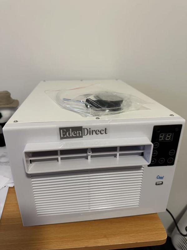 Elexnux 2500 BTU (DOE) 110-Volt Vented Small Room Portable Air ...