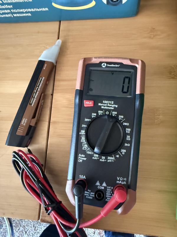Southwire Digital Display Multimeter 10 Amp 90 To 1000 V 65031340 at ...